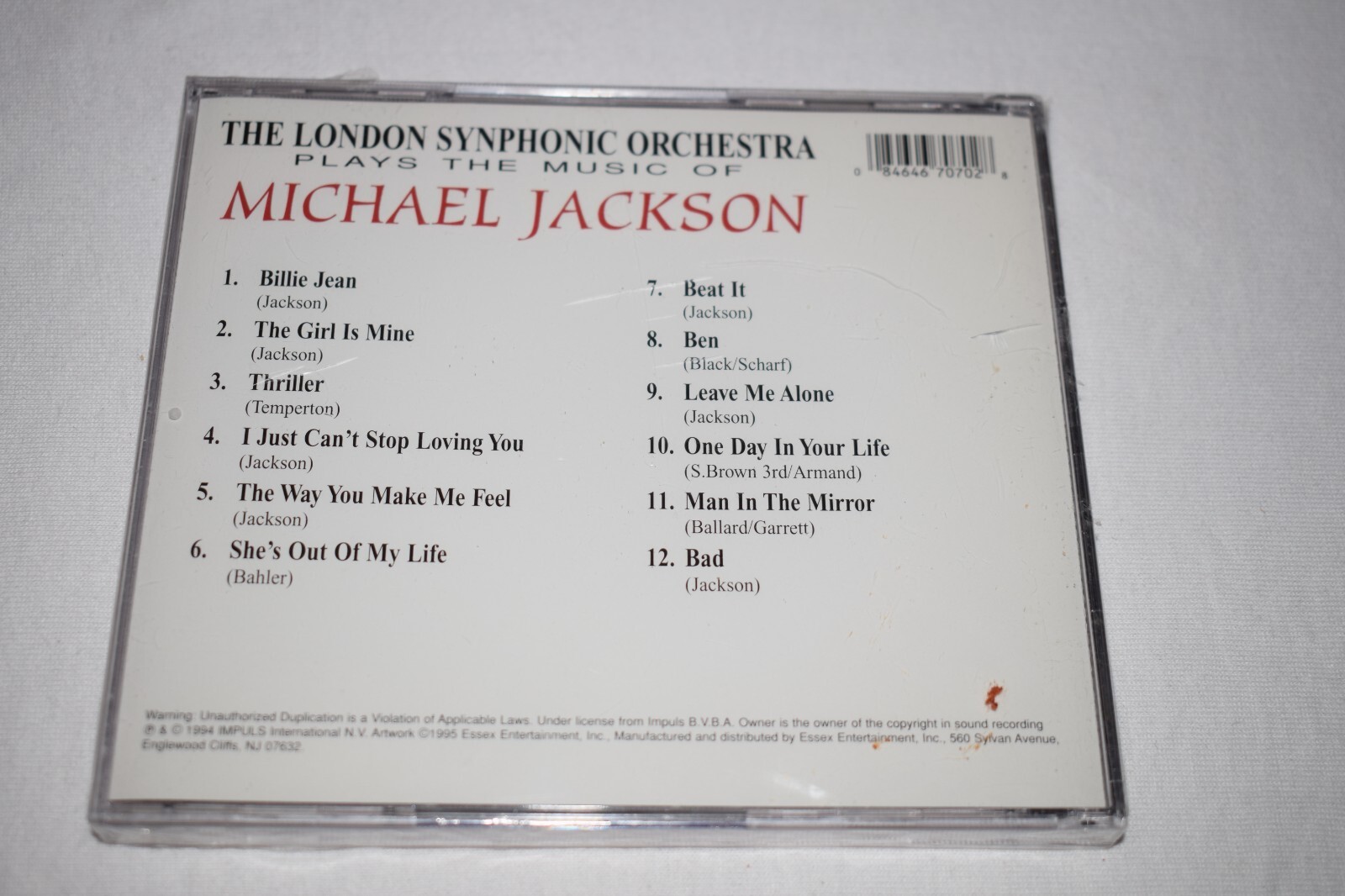 Plays Michael Jackson by Symphonic Orchestra/London Symphony Orchestra ...