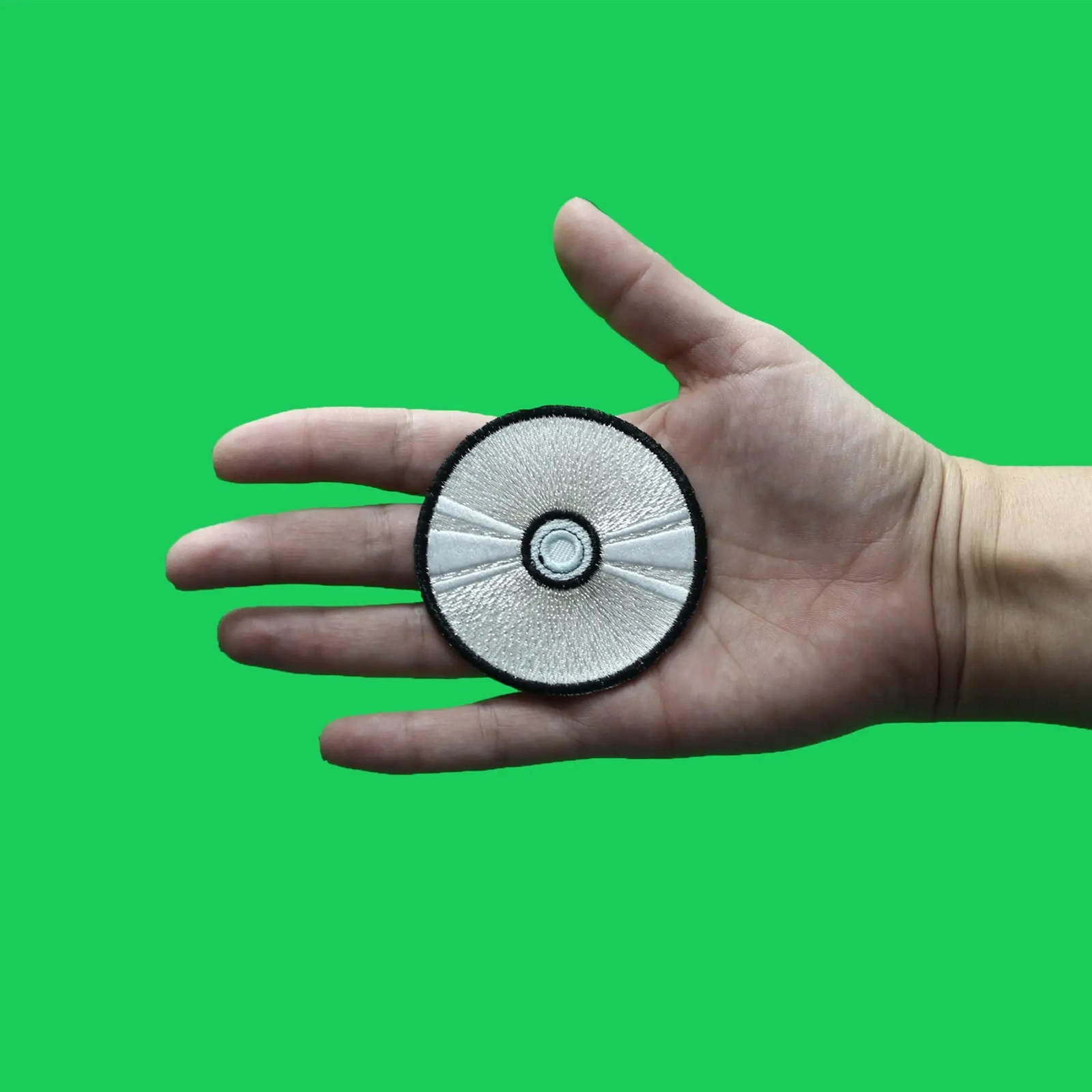 CD Compact Disc Patch Music Audiophile Embroidered Iron On | eBay