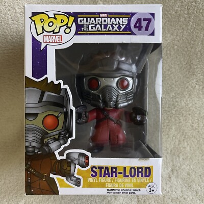 FUNKO POP Marvel - Guardians Of The Galaxy - Star-Lord #47 W/ Protector ...