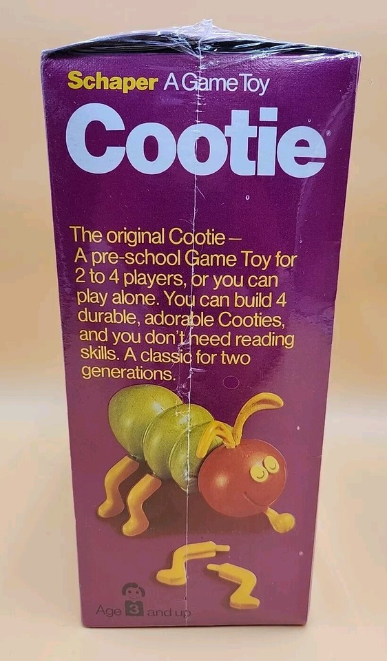 Vintage 1976 Schaper Cootie Game Toy Sealed New In Box | eBay