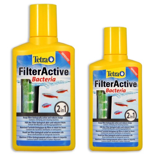 TETRA FILTER ACTIVE LIVE BACTERIA TROPICAL FRESHWATER FISH TANK ...