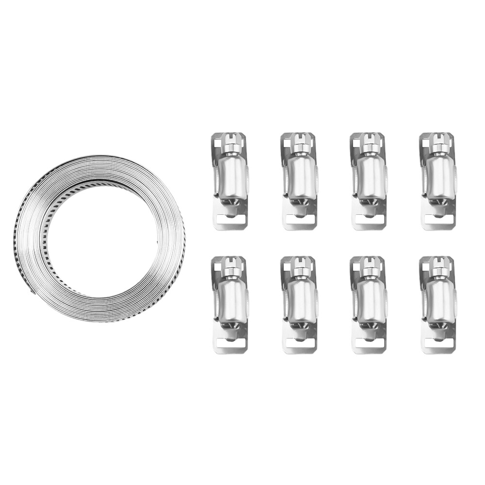 Large Worm Gear Hose Clamps Zoro Select Worm Gear Hose Clamp, SAE 8,