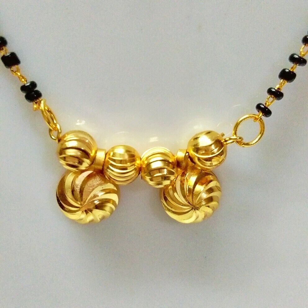 South Indian Gold Plated 20" Long Wedding Mangle Sutra Necklace Fashion ...