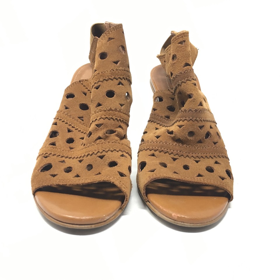 Women's Topshop Slingback Booties Clogs Shoes Size 37 EU/6.5 US Brown ...