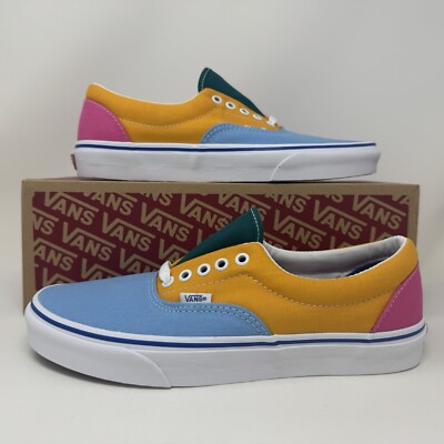 VANS Era Canvas Colorblock Bright Men's Size 9.5 Women's Size 11 ...