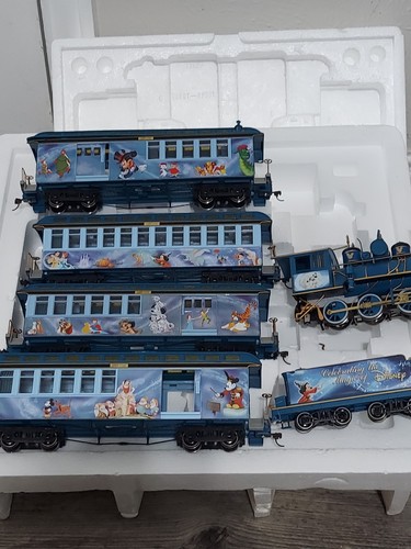 Rare Vintage Magic Of Disney Express Collection Train Set Disneyland ...