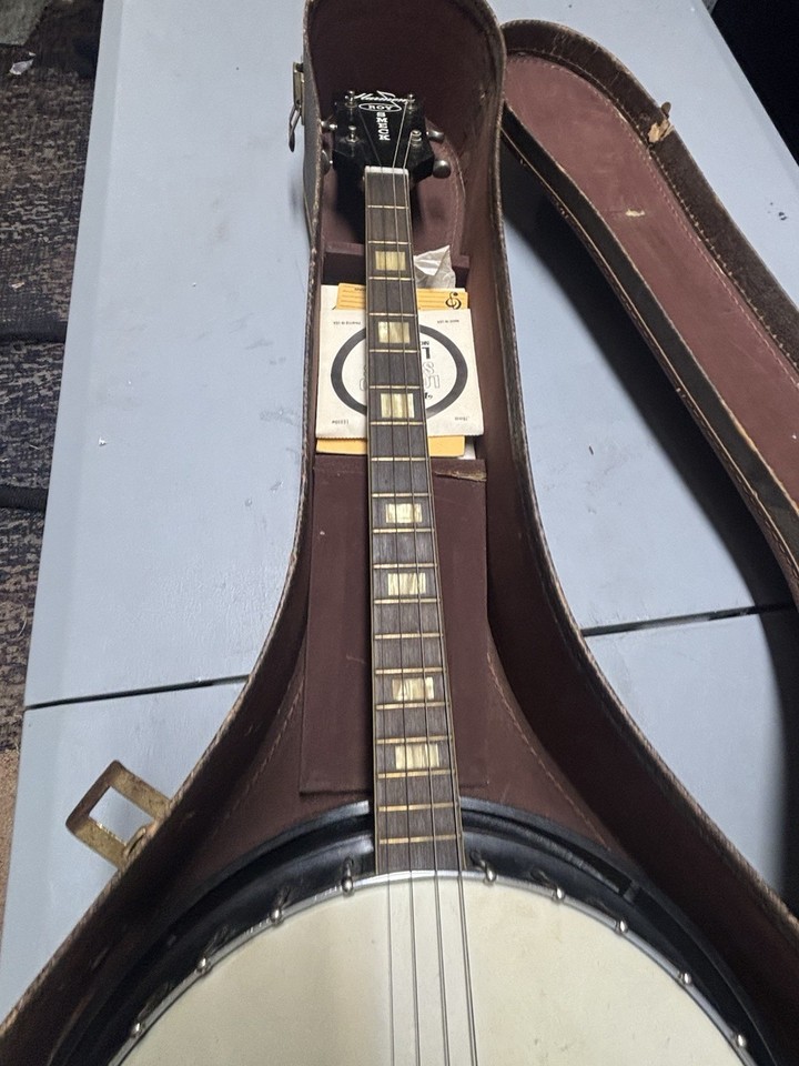 Vintage 1950s 1960s Harmony Roy Smeck 4 String Tenor Banjo with Case | eBay