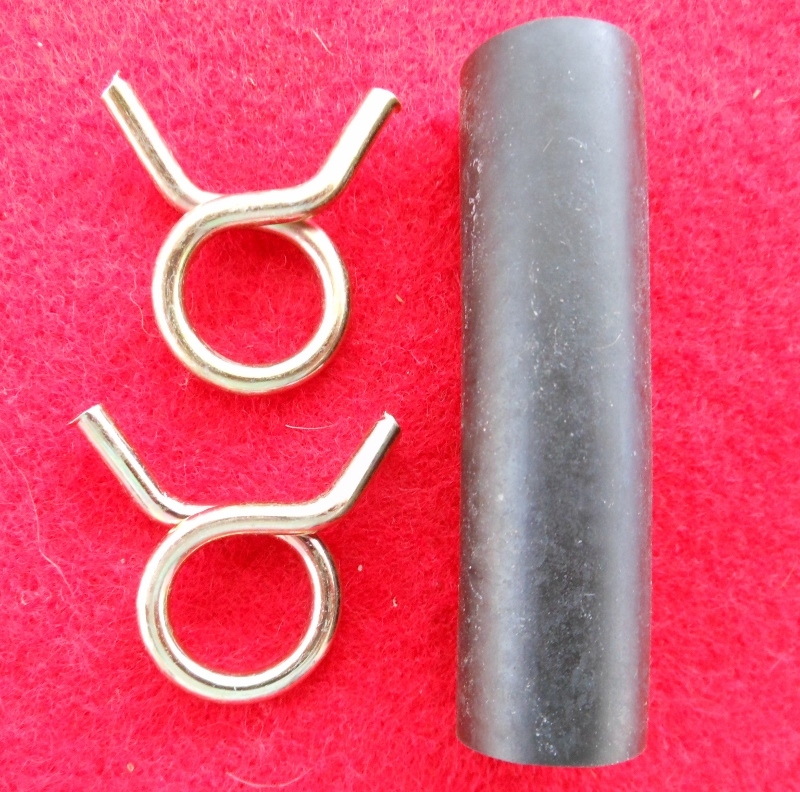 FLATHEAD STROMBERG 97 94 HOT ROD FUEL LINE 3/8" CORBIN CLAMP AND HOSE ...