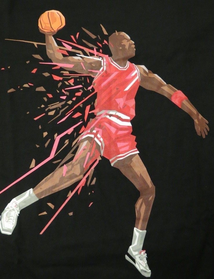 Michael Jordan Flight Dunk Sport Poster Michael Jordan Nike Air Space