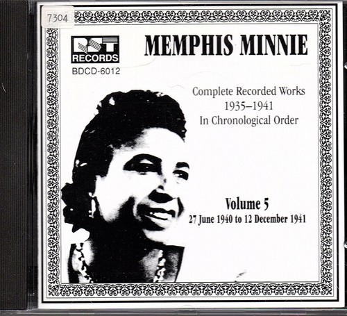 MEMPHIS MINNIE CD RST RECORDS [BLUES DOCUMENTS] " VOLUME 5 " | eBay
