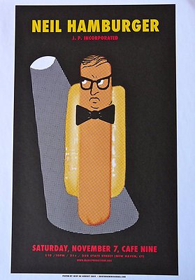 Neil Hamburger - Live at Cafe Nine - Tour Advertising Poster - 10" x 14 ...