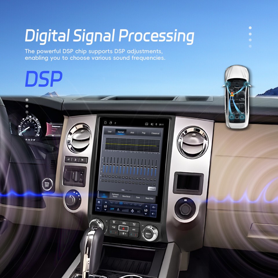 4+64GB Android 15 Radio For Ford Expedition 2015-2017 Car Stereo 4G ...