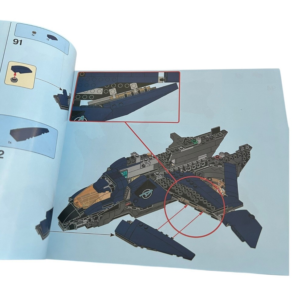 Lego Avengers 76126 Instruction Manual Only Marvel Book Directions | eBay