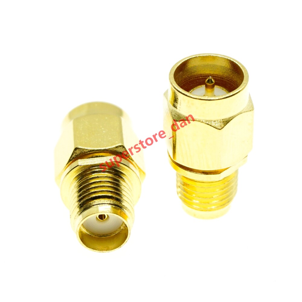 1Pcs Quick SMA male To SMA Female RPSMA MALE no screw push on RF ...