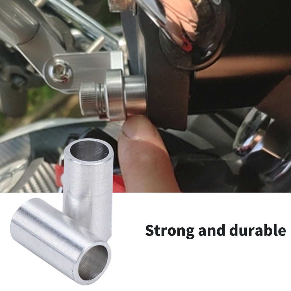 Aluminum Round Spacer Unthreaded Spacer Flat Gasket OD 4mm Length 10mm ...