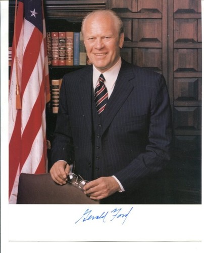 USA president GERALD FORD with COA signed AUTOGRAPH 625 | eBay