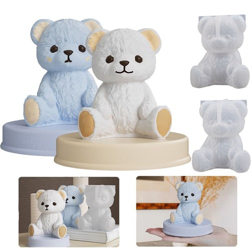 Coffee Ice Mold Bear IceCube Mold 3D Bear Ice Cube Form Food Grade ...