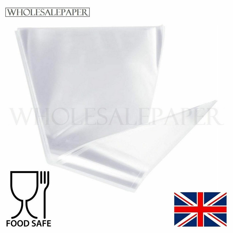 SWEET CONE BAGS CLEAR CELLOPHANE HOT CHOCOLATE CELLO BIRTHDAY PARTY ...