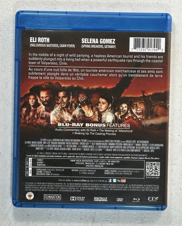 Aftershock (Blu-ray/DVD, 2013) Eli Roth 777235017942| eBay