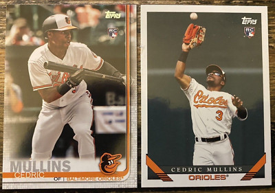 CEDRIC MULLINS 2019 Topps RC LOT! Series One #318 Archives #290 Orioles ...