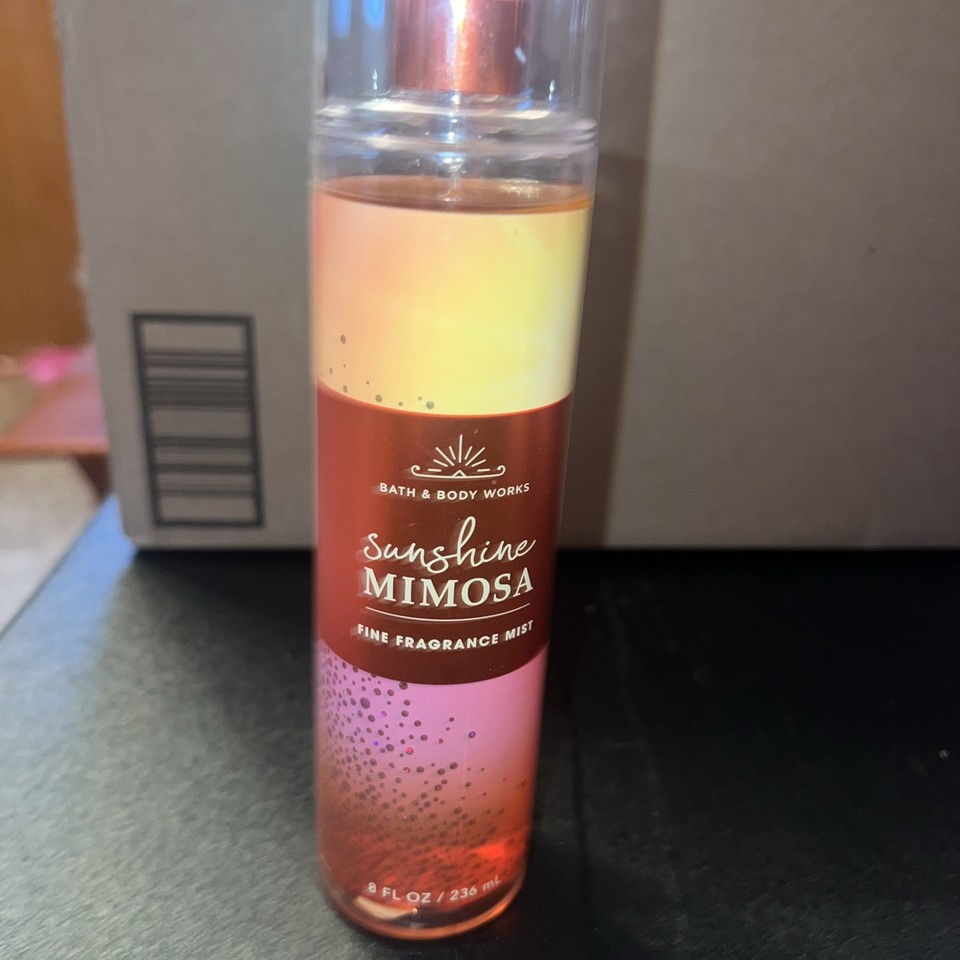BATH & BODY WORKS SUNSHINE MIMOSA FINE FRAGRANCE MIST BODY SPRAY 8 FL ...