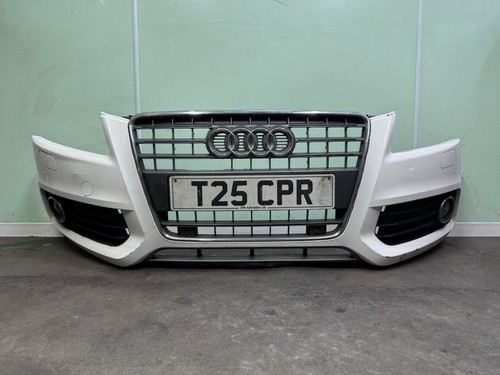 2007-2011 AUDI A5 S LINE FRONT BUMPER COMPLETE IN WHITE PRE FACELIFT ...