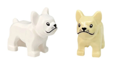 LEGO Animal French Bulldog Duo Pack Dog Minifigure CMF (Read ...