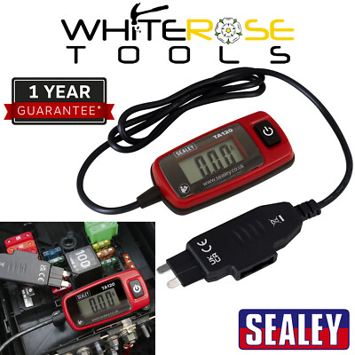 Sealey Automotive Current Tester Standard Blade Fuse 20A Car Commercial ...
