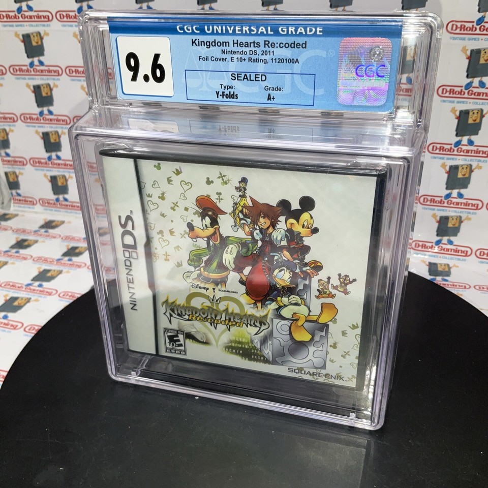 Kingdom Hearts Recoded Re:coded New Sealed VGA WATA CGC Nintendo DS ...
