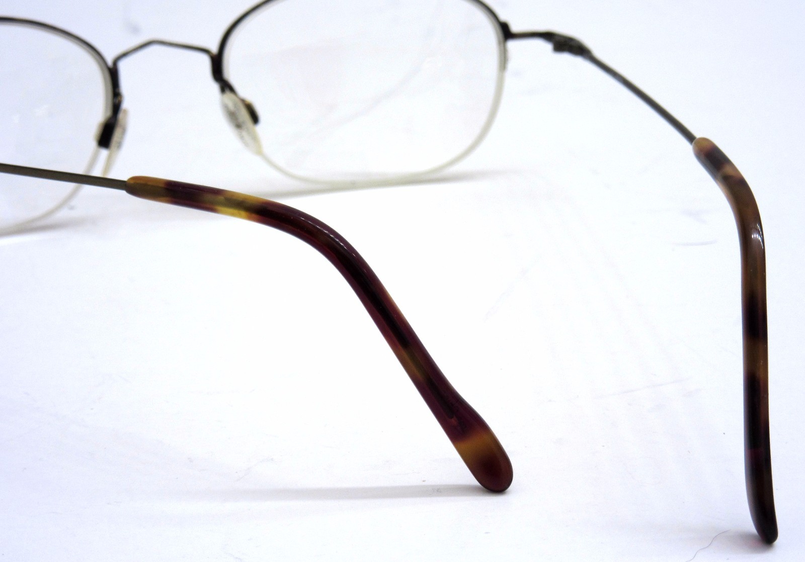 Halston Eyeglass Frames H148 Col 10 50X19x140 Half Rimless | eBay