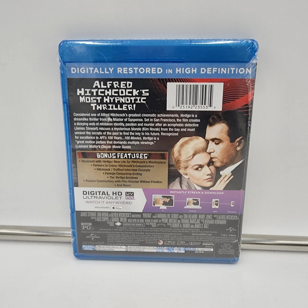 Vertigo Hitchcock Blu Ray