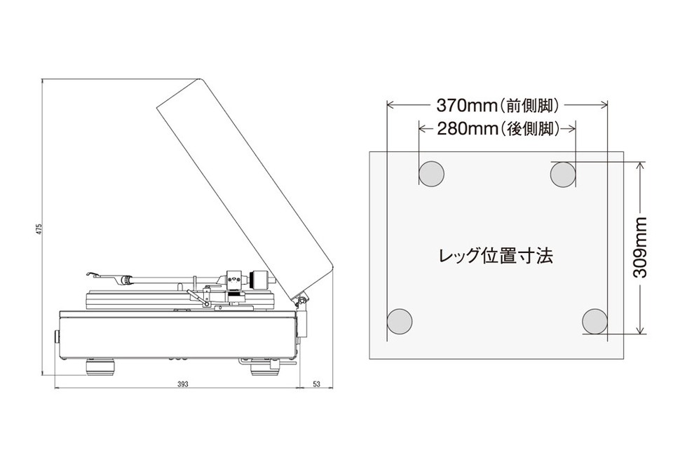 New LUXMAN PD-151 MARK II Record Player w/OPPD-DSC151 Dust Cover ...