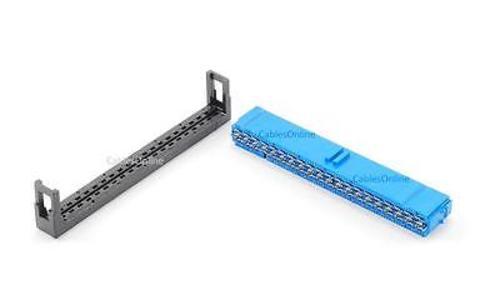 2-Pack Blue 40-Pin (80-Wire) ATA IDE Female Ribbon Cable Connector, FC ...