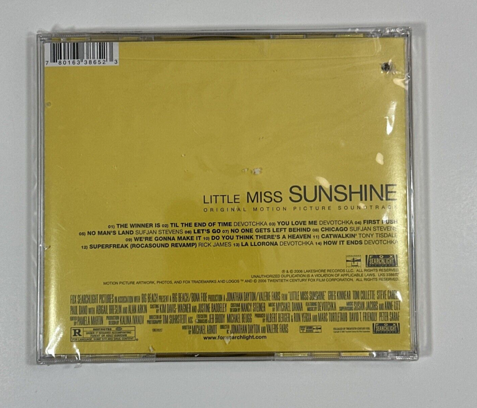 LITTLE MISS SUNSHINE Soundtrack CD Rick James DEVOTCHKA Sufjan Stevens ...