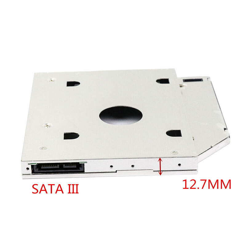 Universal 12.7mm SATA 2nd SSD HDD Hard Drive Caddy for CD/DVD-ROM ...
