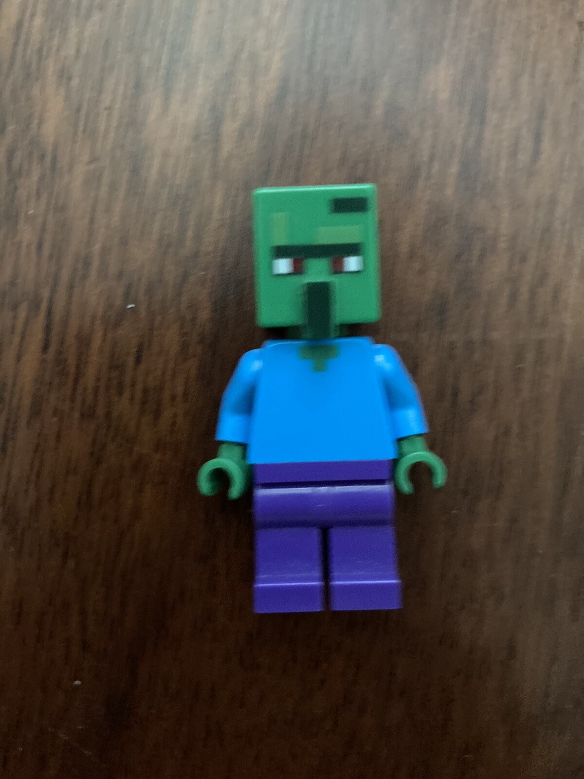 Lego Minecraft Zombie Villager Dark Azure Torso Minifigure | eBay