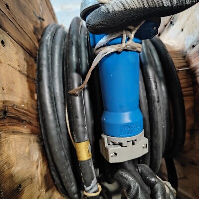 100ft Military Generator Cable with Plugs, 120/208VAC - 3ph - 4w - 60hz ...