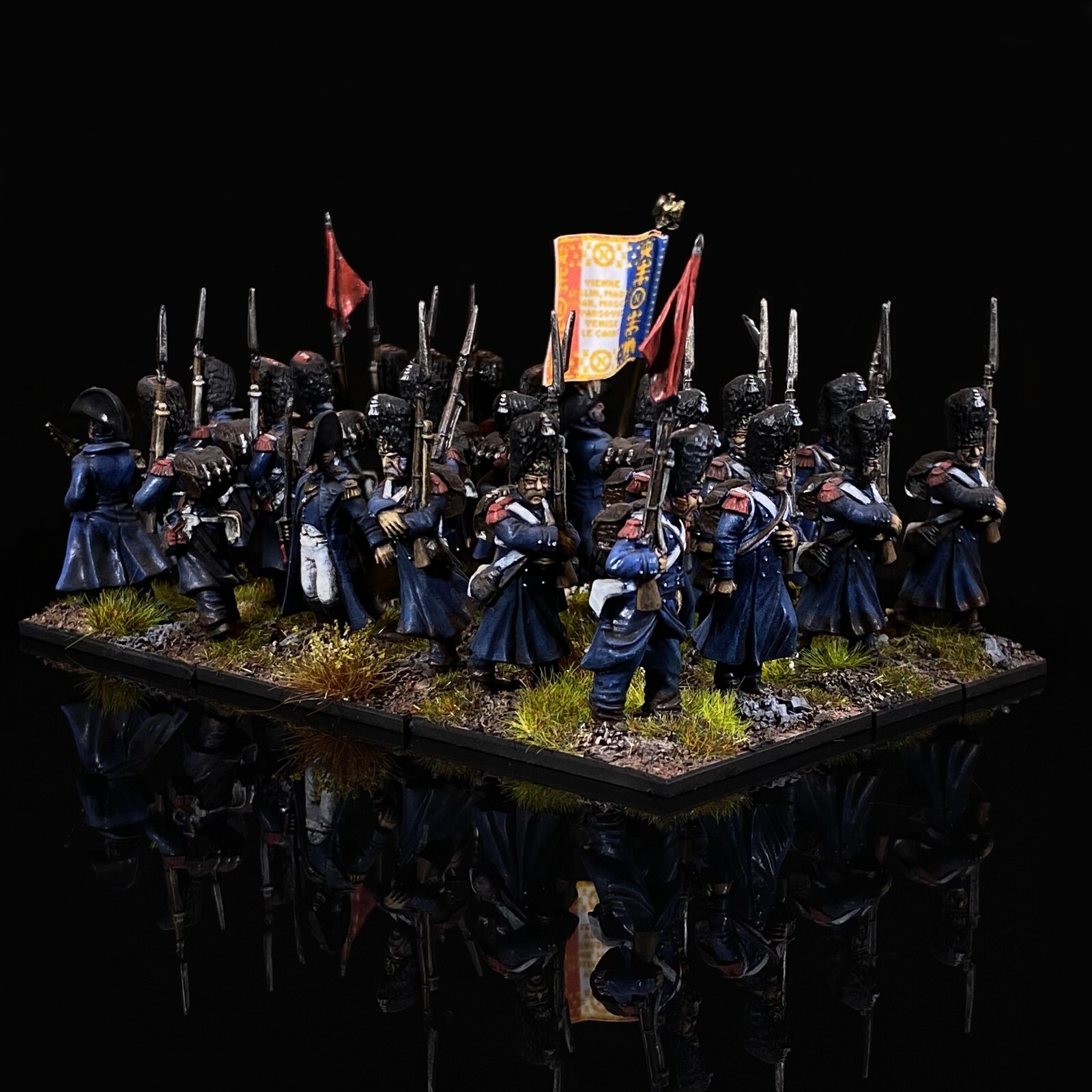 Victrix 28mm Napoleonic Old Guard Infantry Battalion well painted | eBay UK