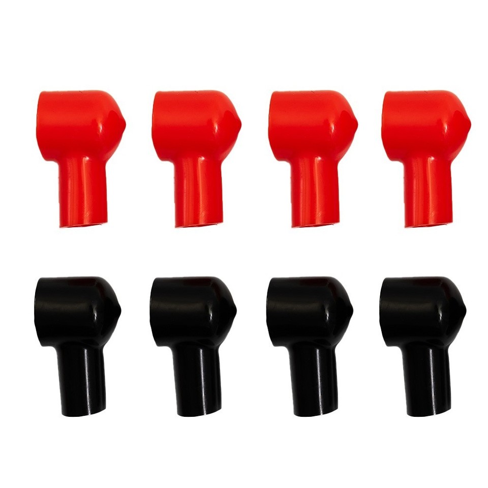 20PCS Quality Battery Insulation Cover Black Red PVC Cable Replacement ...