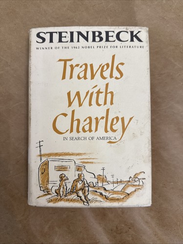 TRAVELS WITH CHARLEY by John Steinbeck - 1st HCDJ 1962 - Vintage | eBay