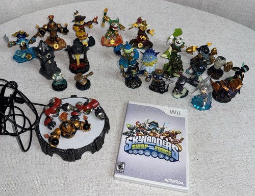 Skylanders SwapForce Swap Force LOT + Wii Game + Portal 22 Figures | eBay