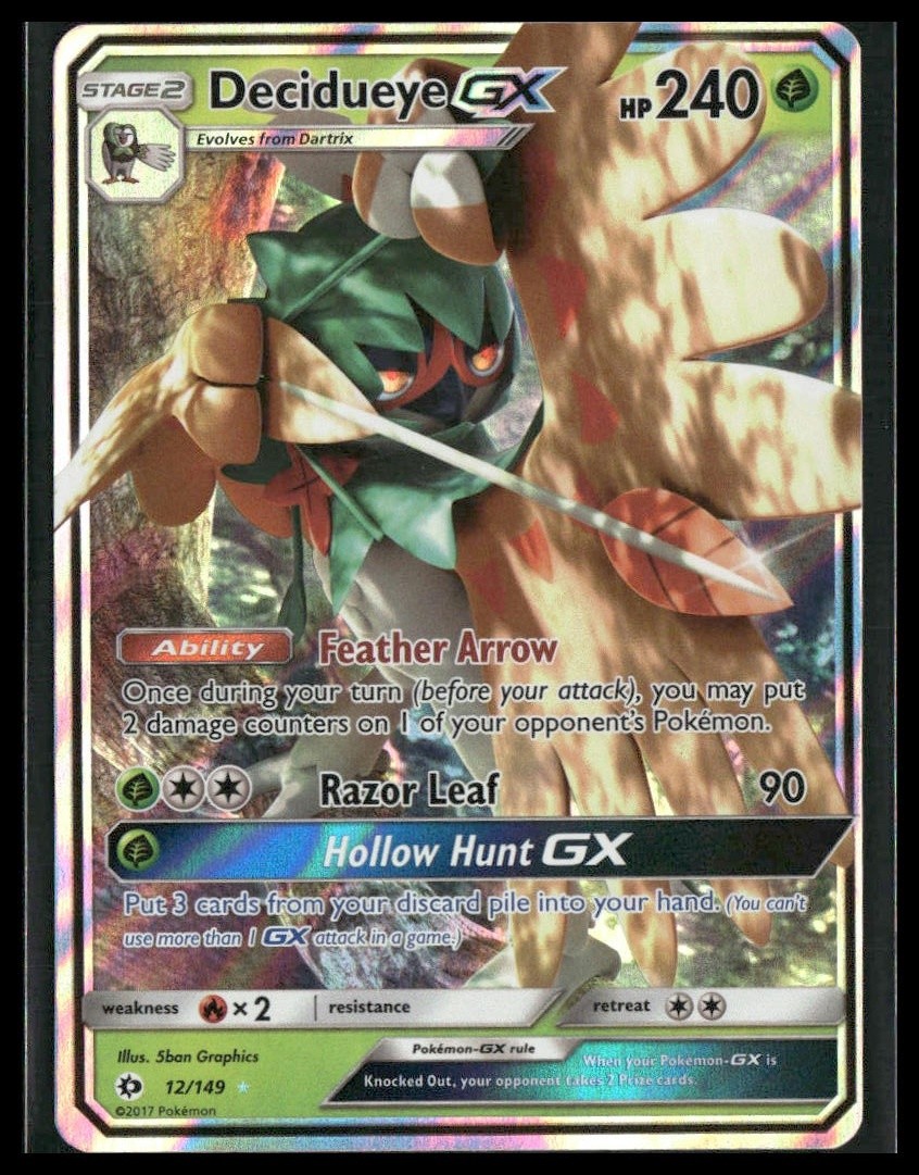 Decidueye GX #12/149 SM Base Set VLP