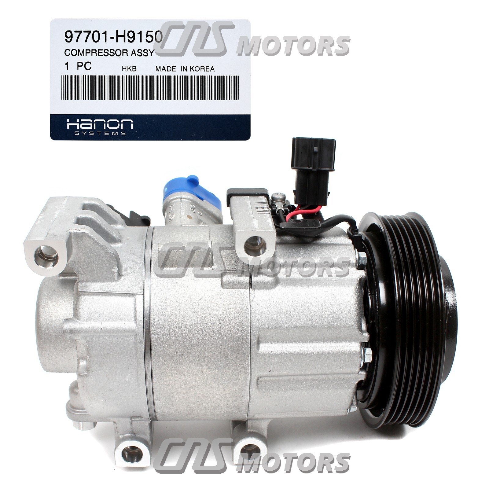 HANON GENUINE OEM A/C Compressor for 18-19 Hyundai Accent Kia Rio ...