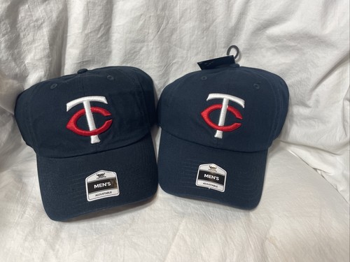 Men’s Adjustable MN Twins Baseball Cap Pair Qty2 | eBay
