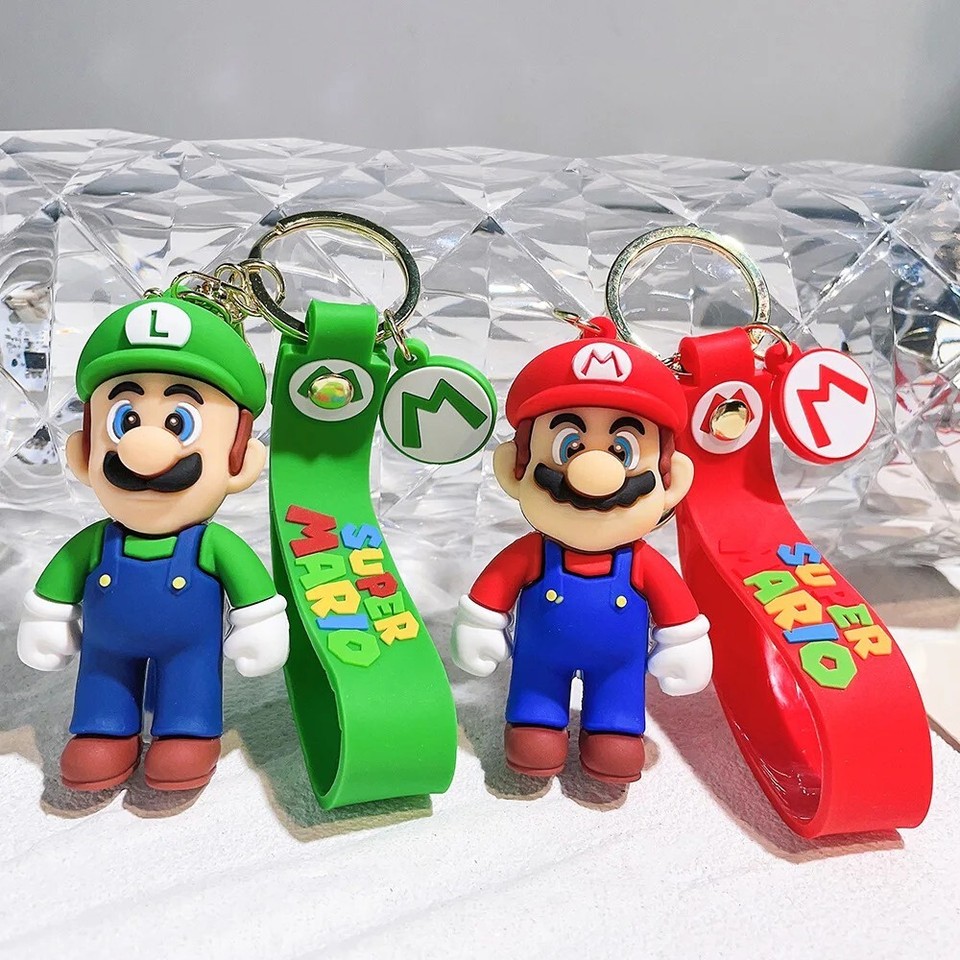 Super Mario & Luigi Keychain Set | eBay