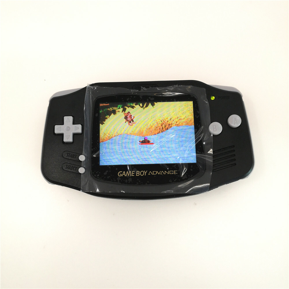Black GBA Game Boy Advance Game Console with iPS Backlight Backlit LCD ...