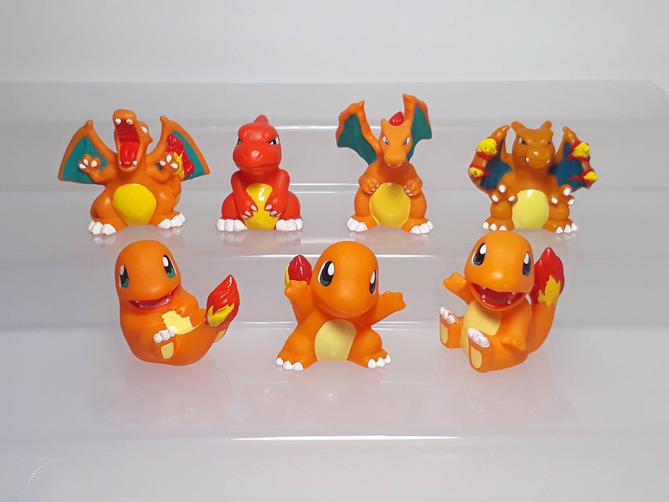 Gigantamax Mega Charizard Charmander Pokemon Figure Set Bandai Kids H08 ...