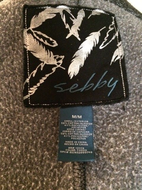 Sebby Fashion Girls size M Grey Winter Hooded Coat Jacket | eBay