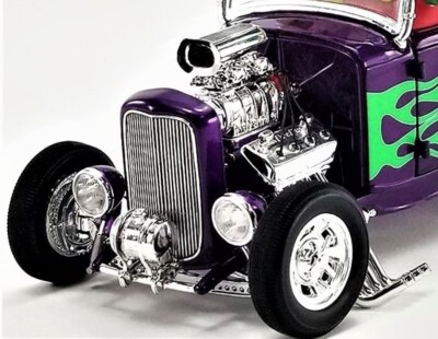 1 Hot Rat Rod Race Car w/Chevy Corvette V8 RARE Dragster 24 55 57 12 ...