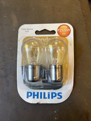 Brake Light Bulb-Standard - Twin Blister Pack Philips P21/5WB2 | eBay